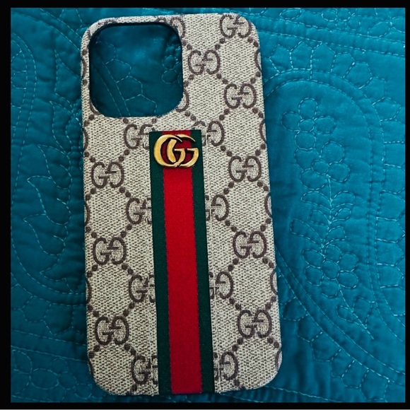 Cell Phones & Accessories | Designer Beige Phone Case With Logo | Poshmark
